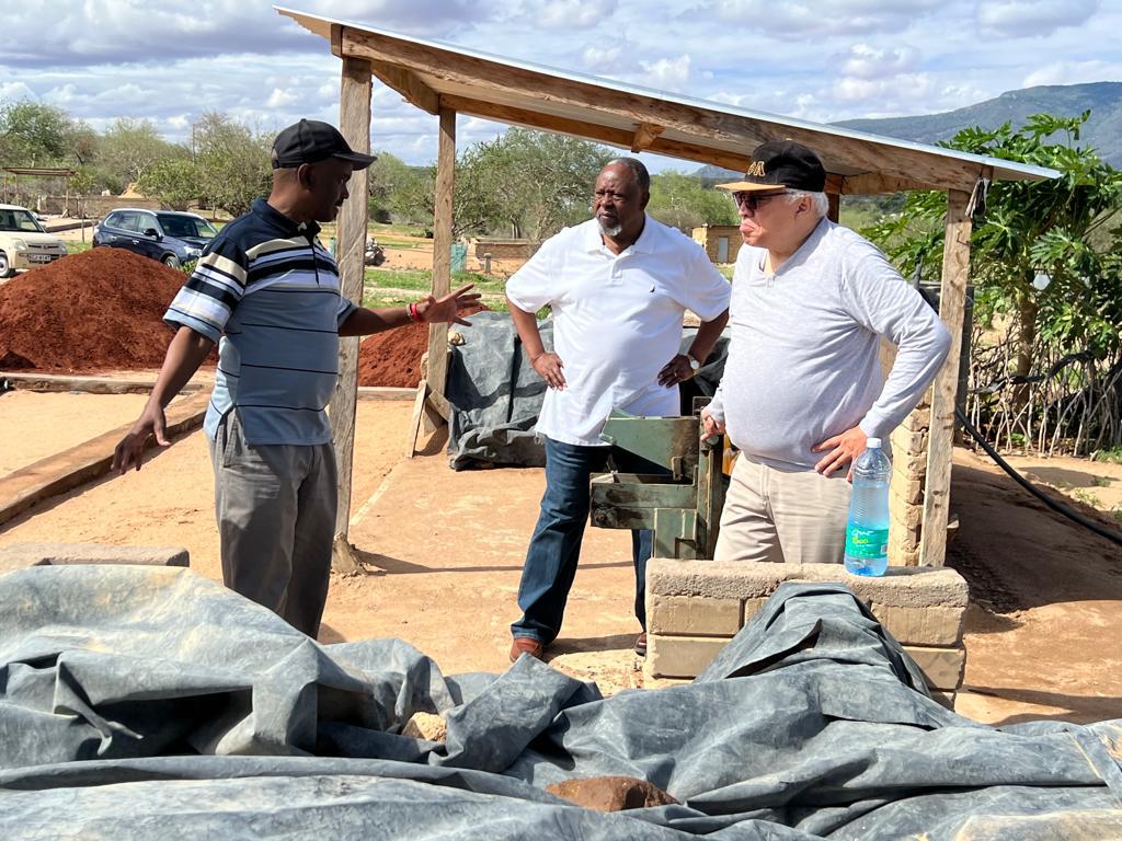 Prof. Philliph Mutisya of U.S Inspects Progress at DUT in Voi, Kenya.